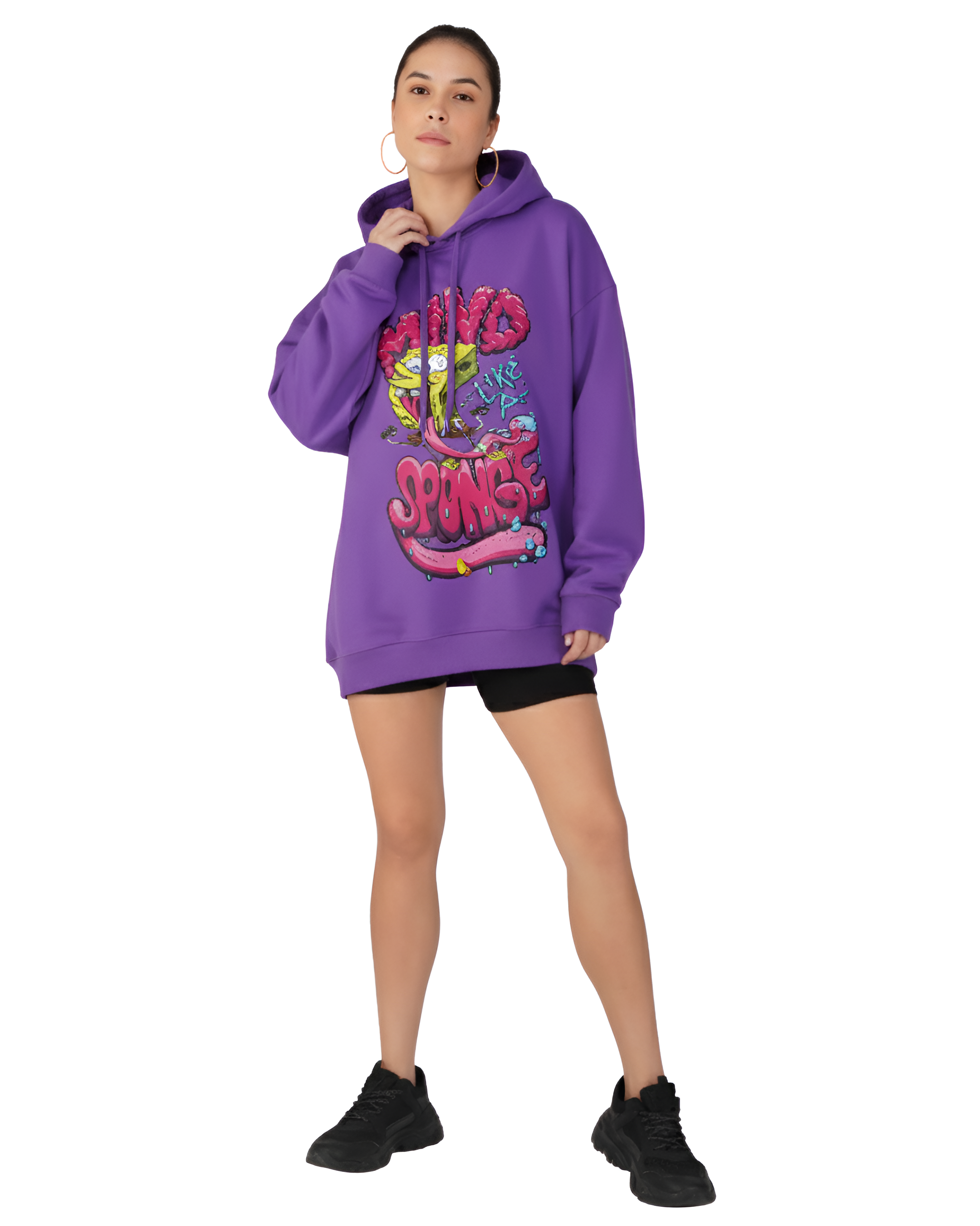 Buy SpongeBob Mind Like A Sponge Oversized Sweatshirt