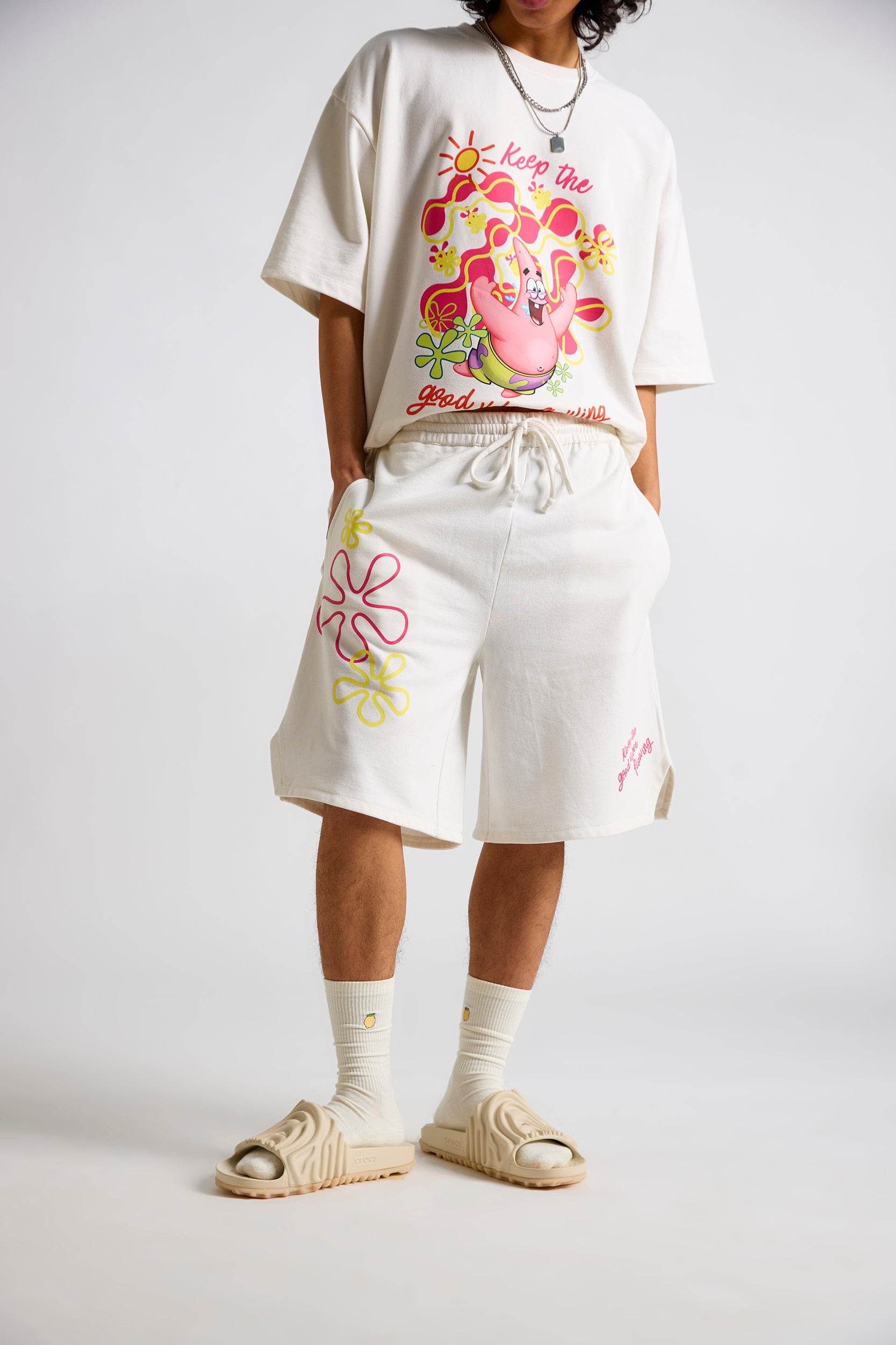 Spongebob:Keep the Good Vibes Flowing Men's Shorts